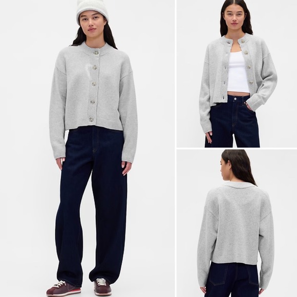GAP | Sweaters | Nwt Gap Cashsoft Oversized Chunky Cardigan Sweater ...